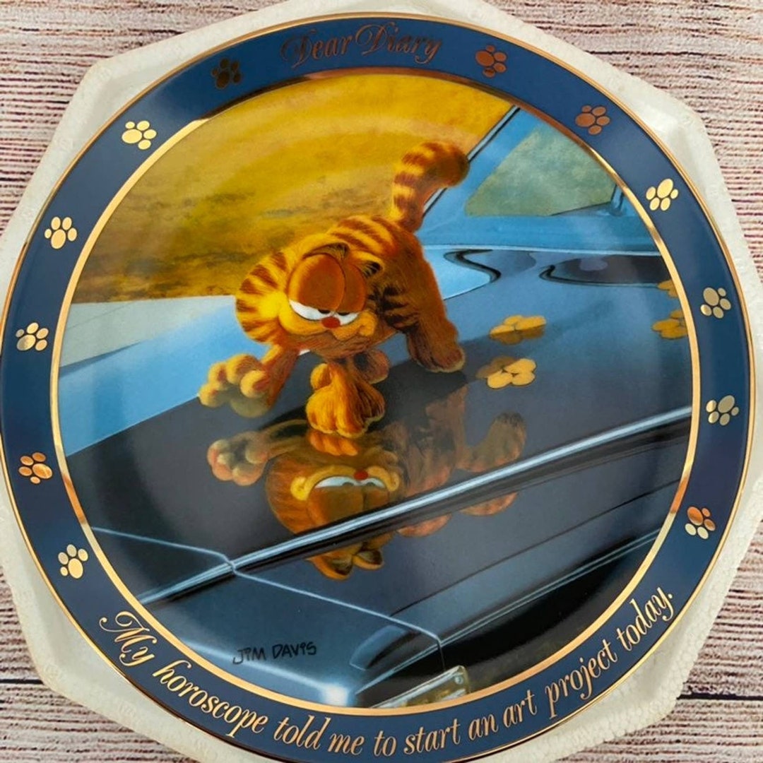 Danbury Mint Garfield Collectors Plate - Etsy
