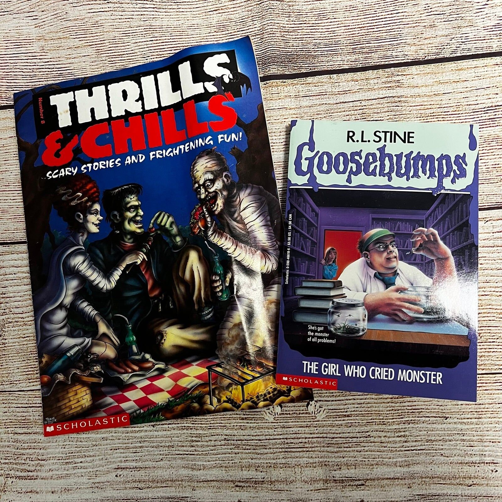Vintage Scholastic Thrills & Chills Club Sets - Etsy