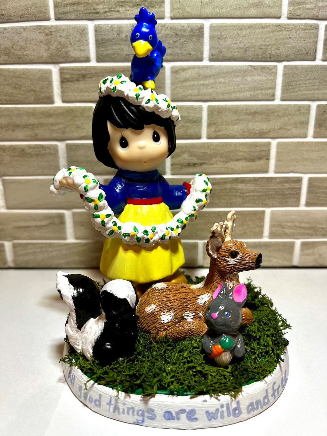 Upcycled Hand Painted Altered Precious Moments - Etsy