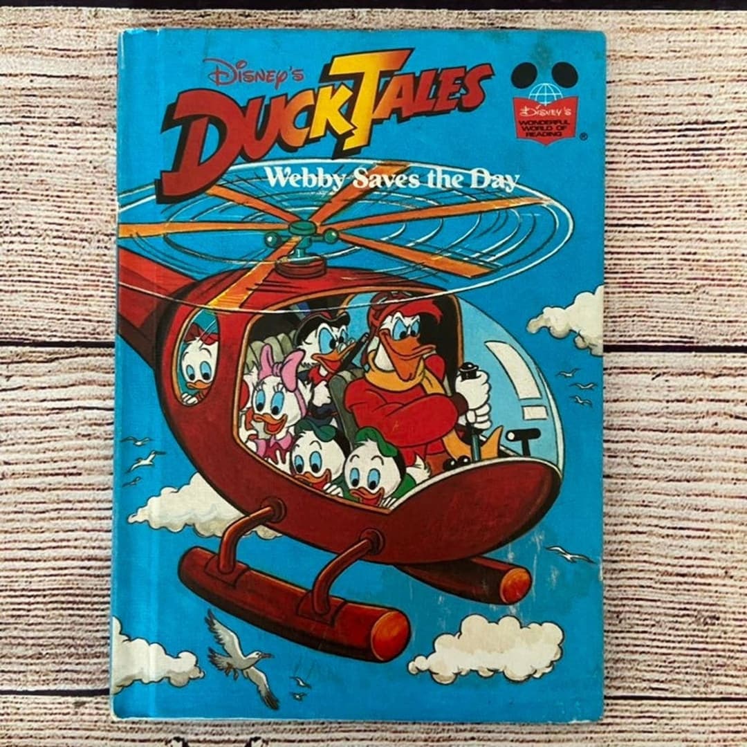 Disney Ducktales Book Webby Saves the Day - Etsy