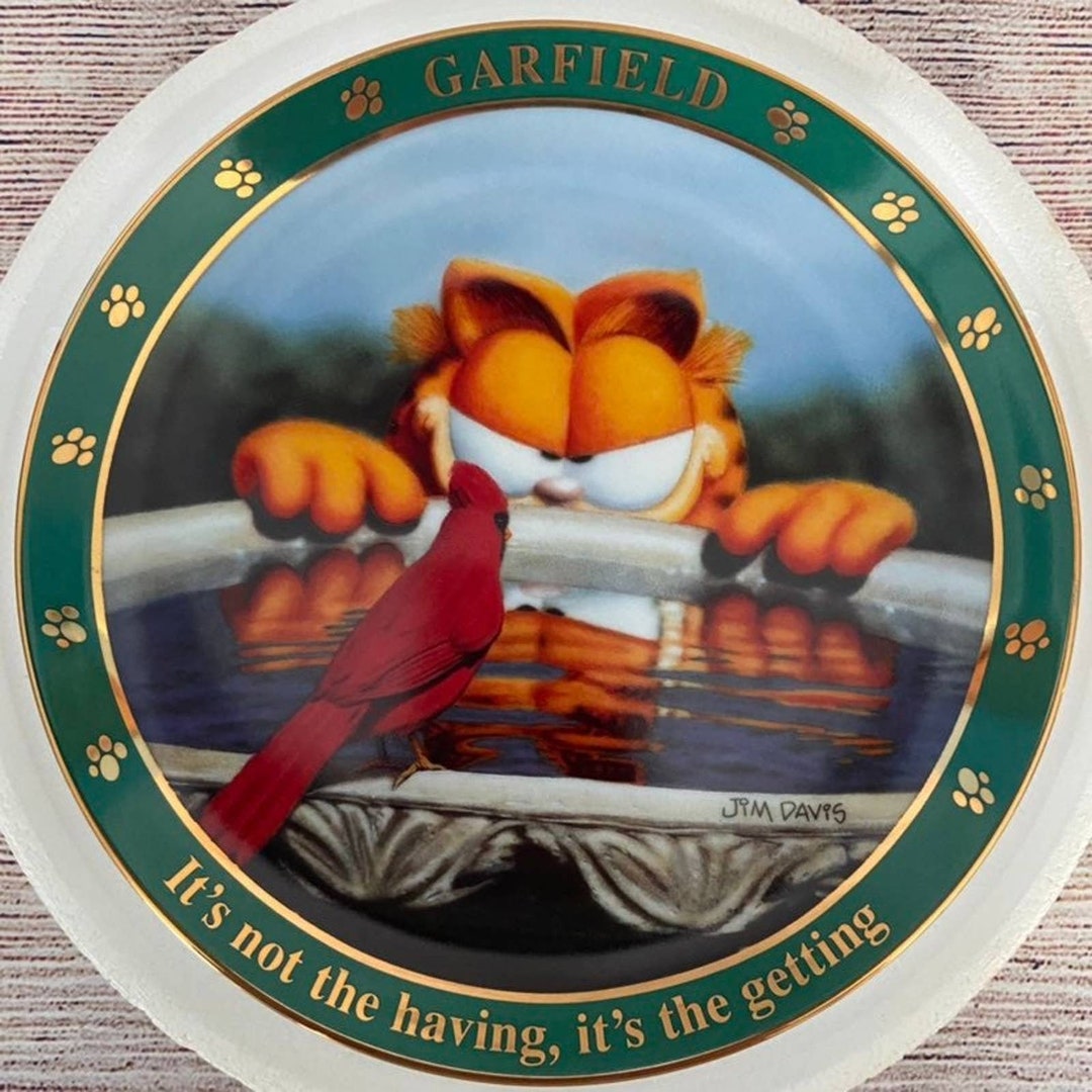 Danbury Mint Garfield Collectors Plate - Etsy