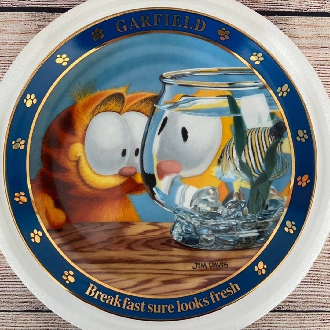 Danbury Mint Garfield Collectors Plate - Etsy