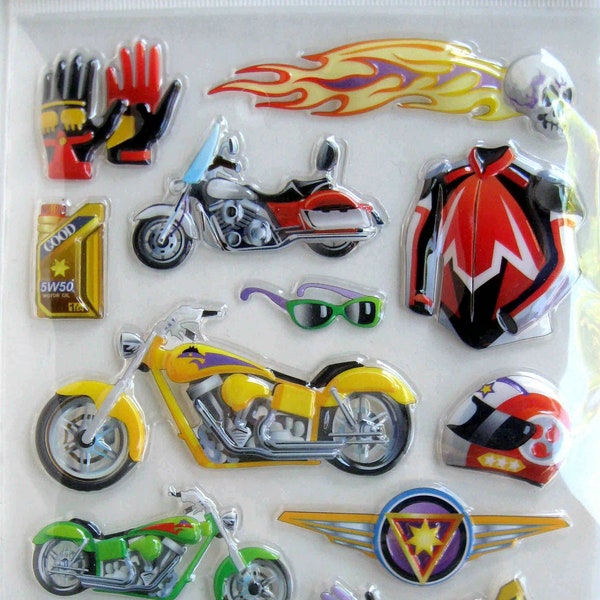 Motorcycle Sticker - Etsy