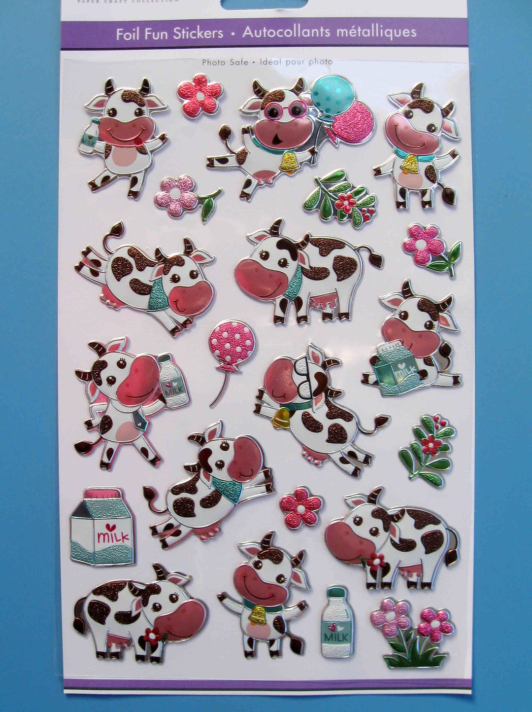 COW STICKERS/ Dairy Cow Stickers/ Milk Sticker Set/ Happy Cows - Etsy