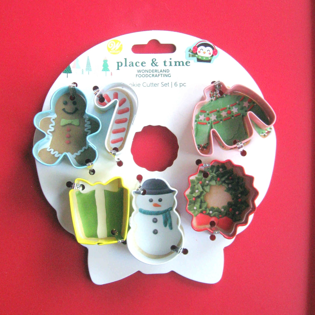 Mini CHRISTMAS COOKIE CUTTERS Set of 6/ Mini Cookie Cutters/ - Etsy