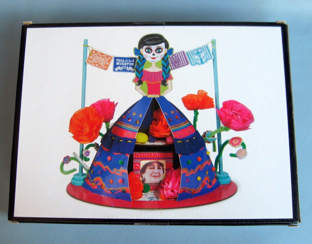 CATRINA ALTAR KIT/ Catrina Doll Altar Craft Kit cardboard, Foam, Felt ...