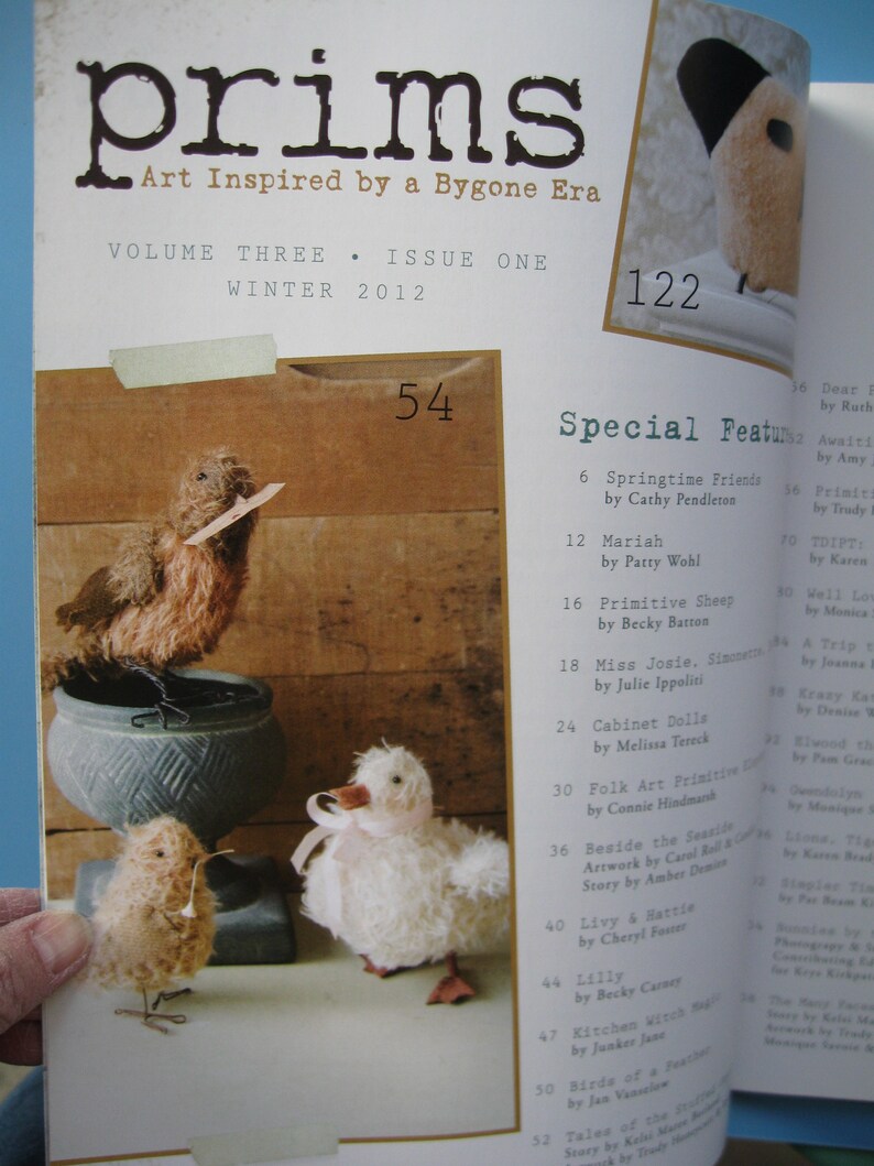 PRIMS Magazine/ Prims Doll Artists Magazine and Doll Patterns/ - Etsy