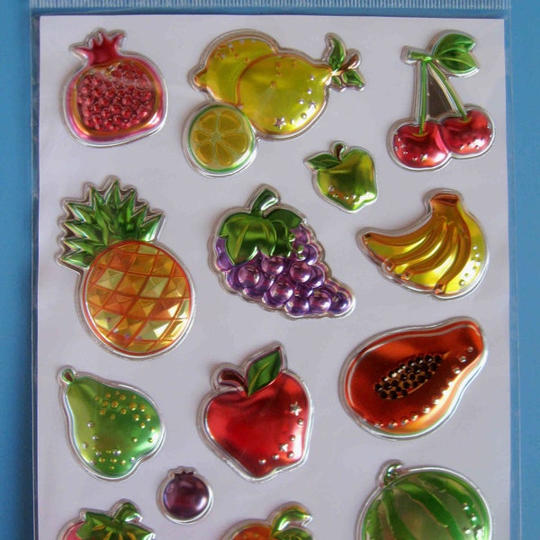 Fruit Stickers - Etsy
