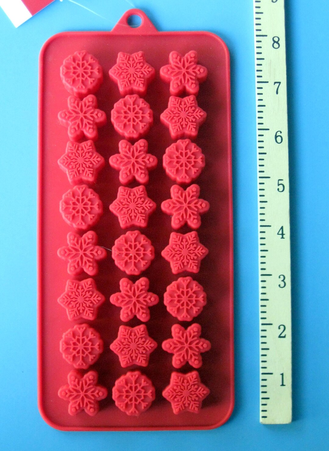 MINI SNOWFLAKE Candy Mold 24 Cavity/ Mini Snowflakes Chocolate Candy ...