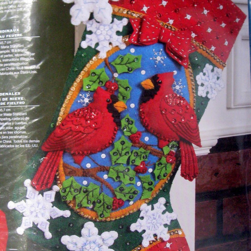 Felt Cardinal Pattern - Etsy