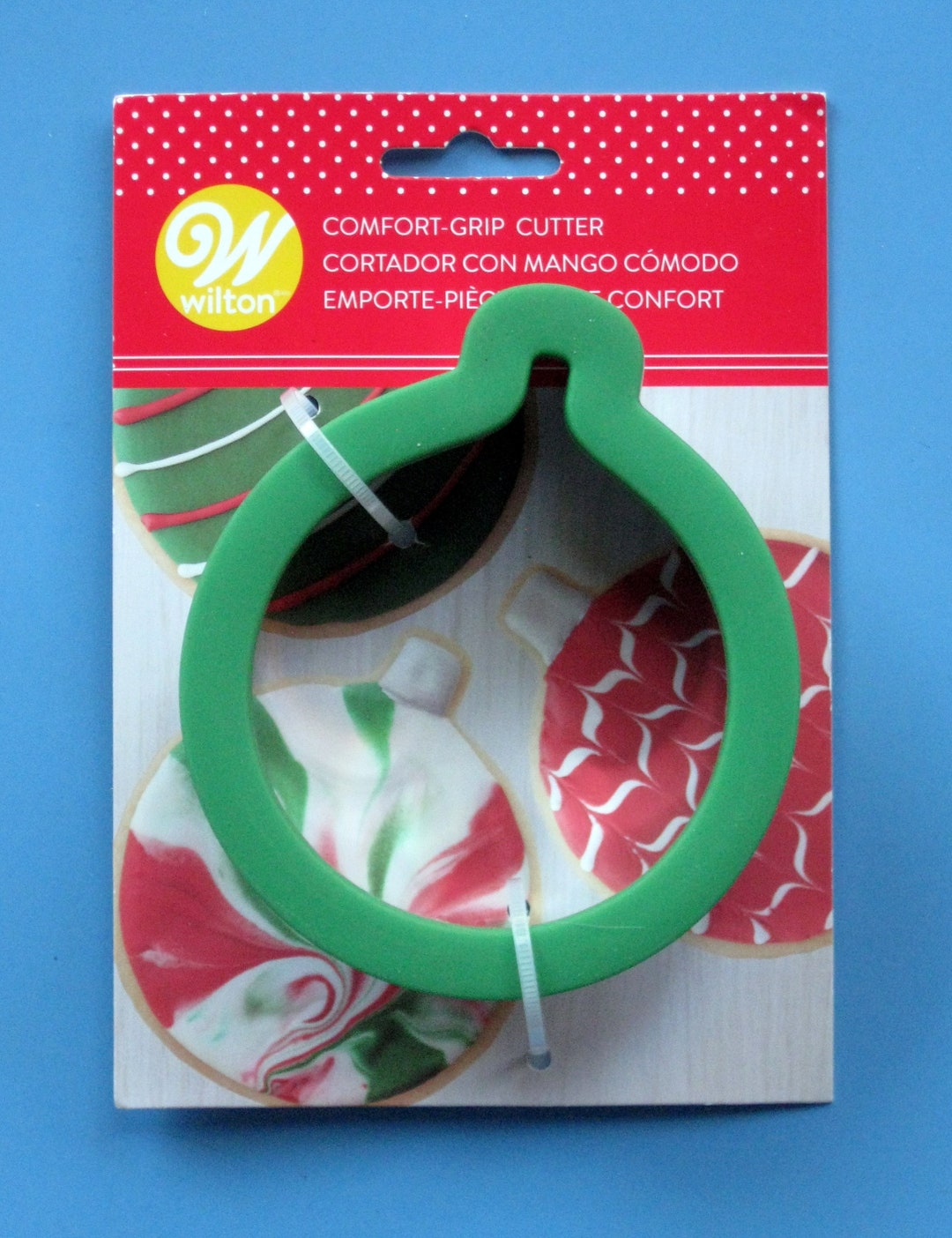 ORNAMENT COOKIE CUTTER/ Christmas Ornament Cookie Cutter/ Comfort Grip ...