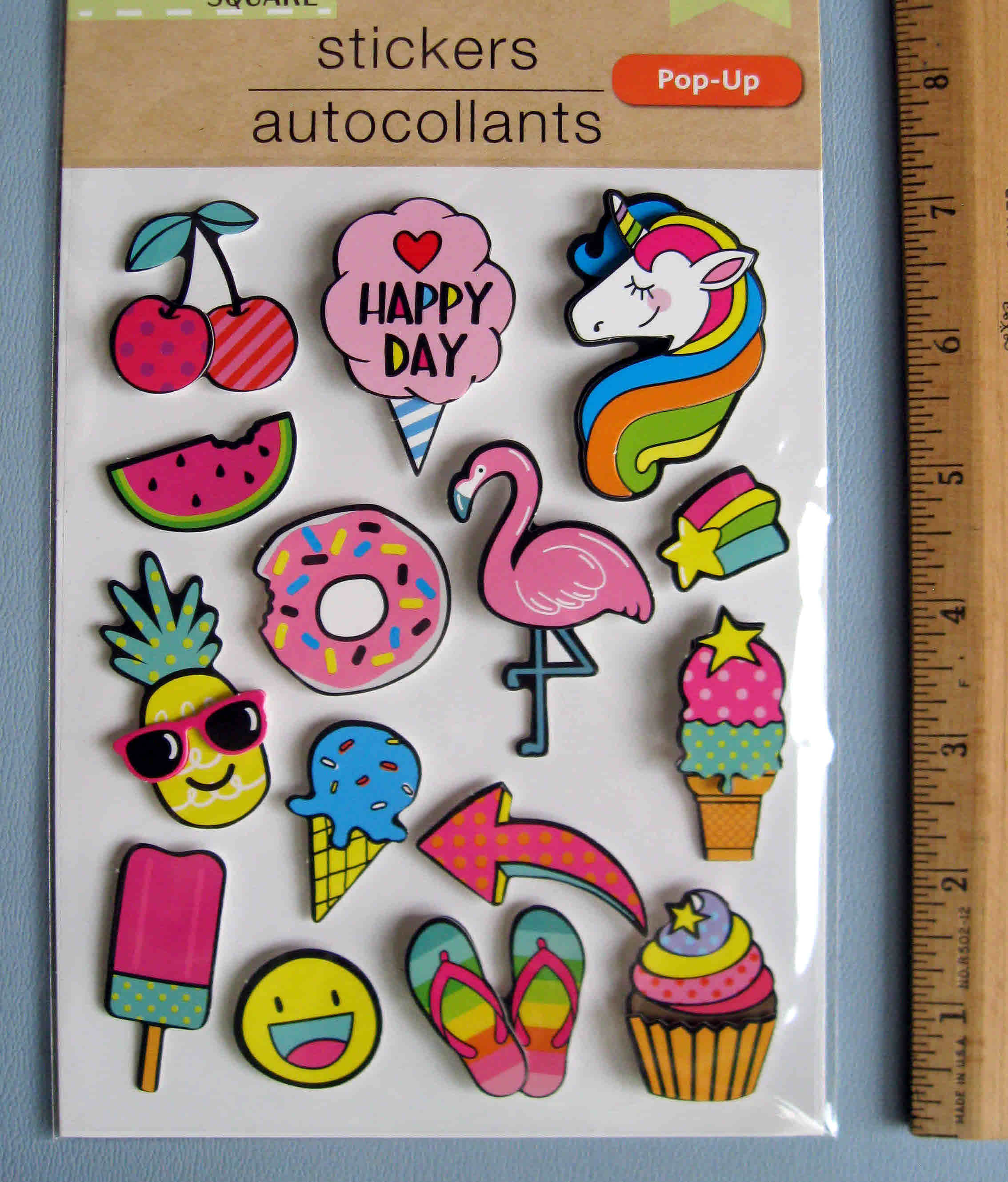 HAPPY DAY STICKERS/ Any Occasion Stickers/ Birthday Hello - Etsy