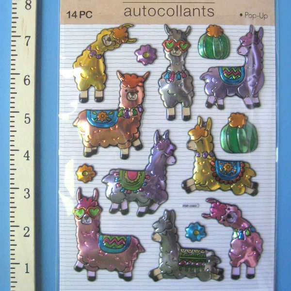 Metallic Puffy Stickers - Etsy