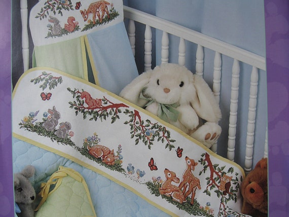 WOODLAND ANIMALS Baby Quilt Cross Stitch Kit/ Baby Steps Cross - Etsy