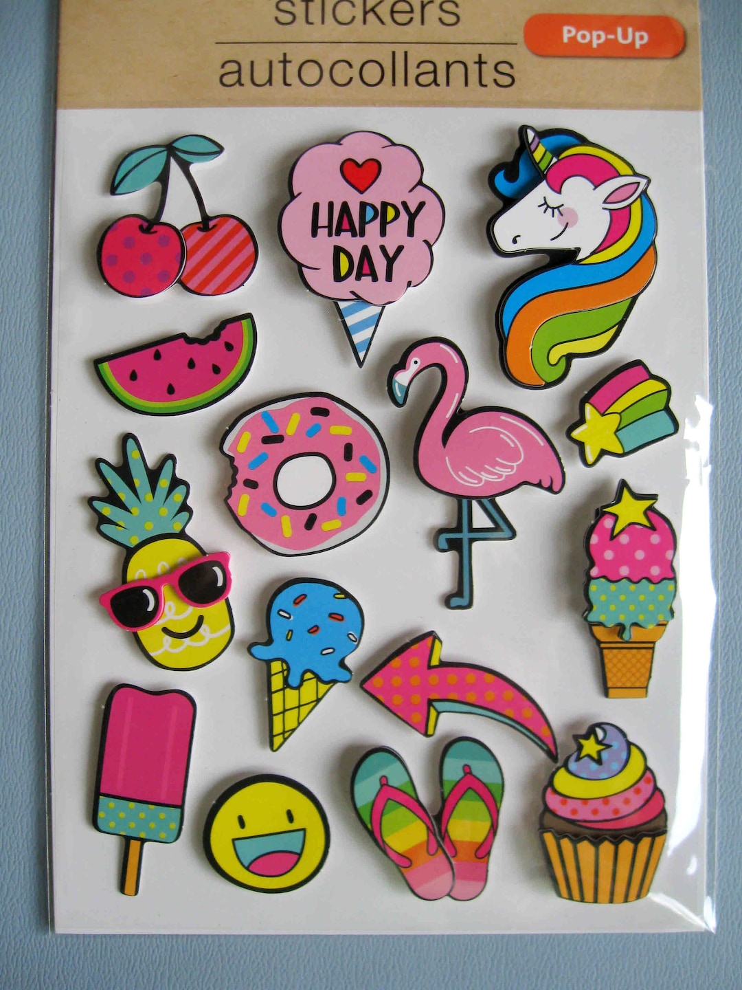 HAPPY DAY STICKERS/ Any Occasion Stickers/ Birthday Hello - Etsy