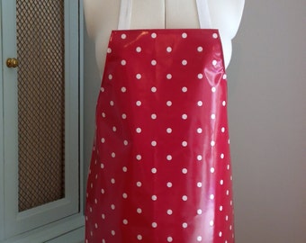 Oilcloth apron | Etsy
