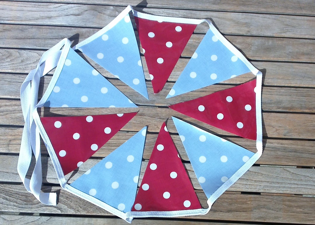 Traditional Outdoor Bunting, Waterproof Bunting, Garden Bunting, Wipe ...