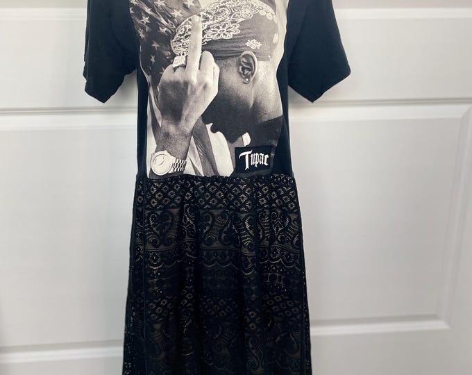 2pac Upcycled T-shirt Dress - Etsy