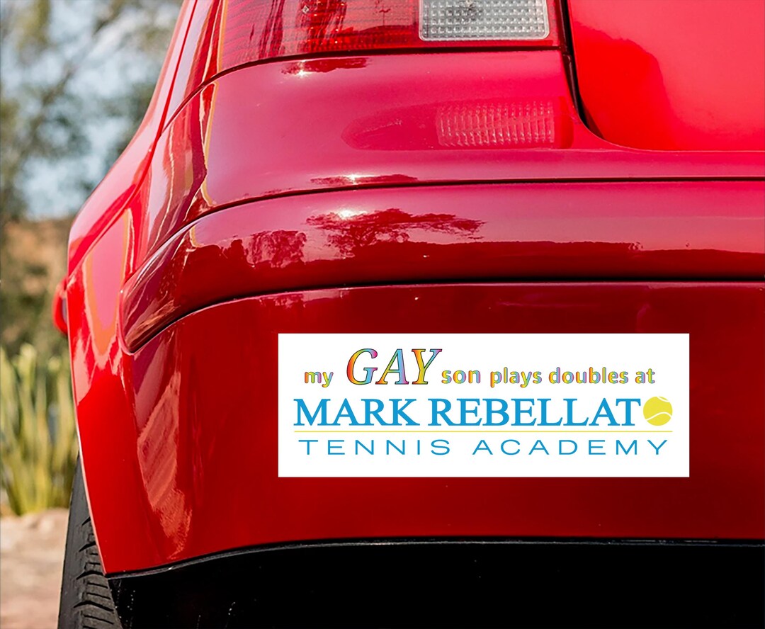 Challengers Bumper Sticker Mark Rebellato Tennis Academy Bumper Sticker ...