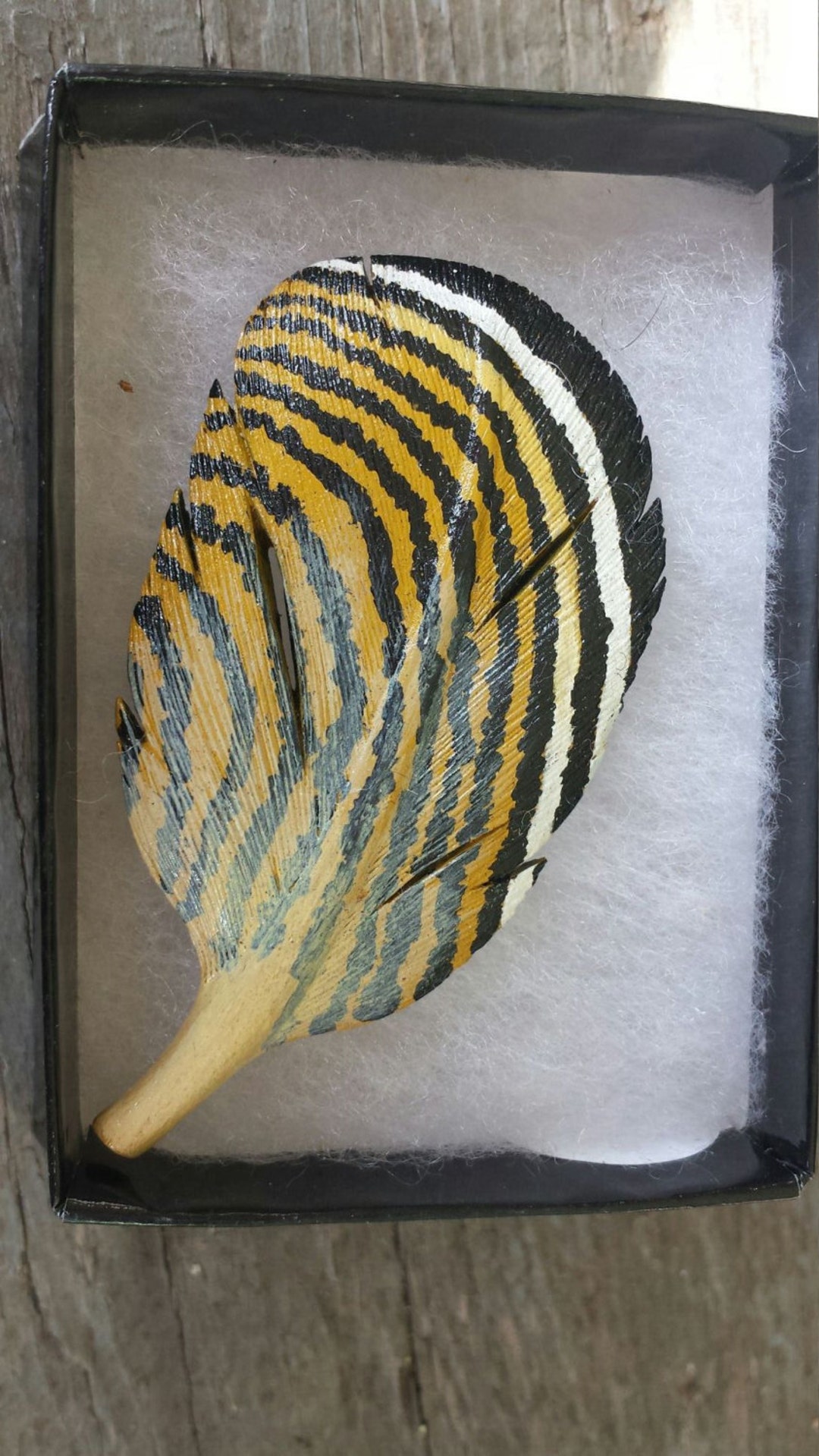 Wood Duck Feather Pin - Etsy