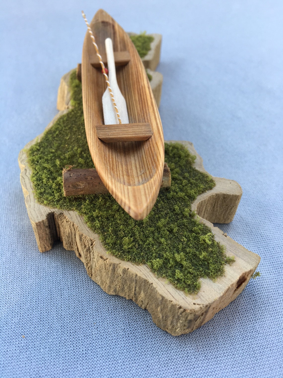 Louisiana Cypress Dugout Canoe With Paddle and Fishing Pole - Etsy