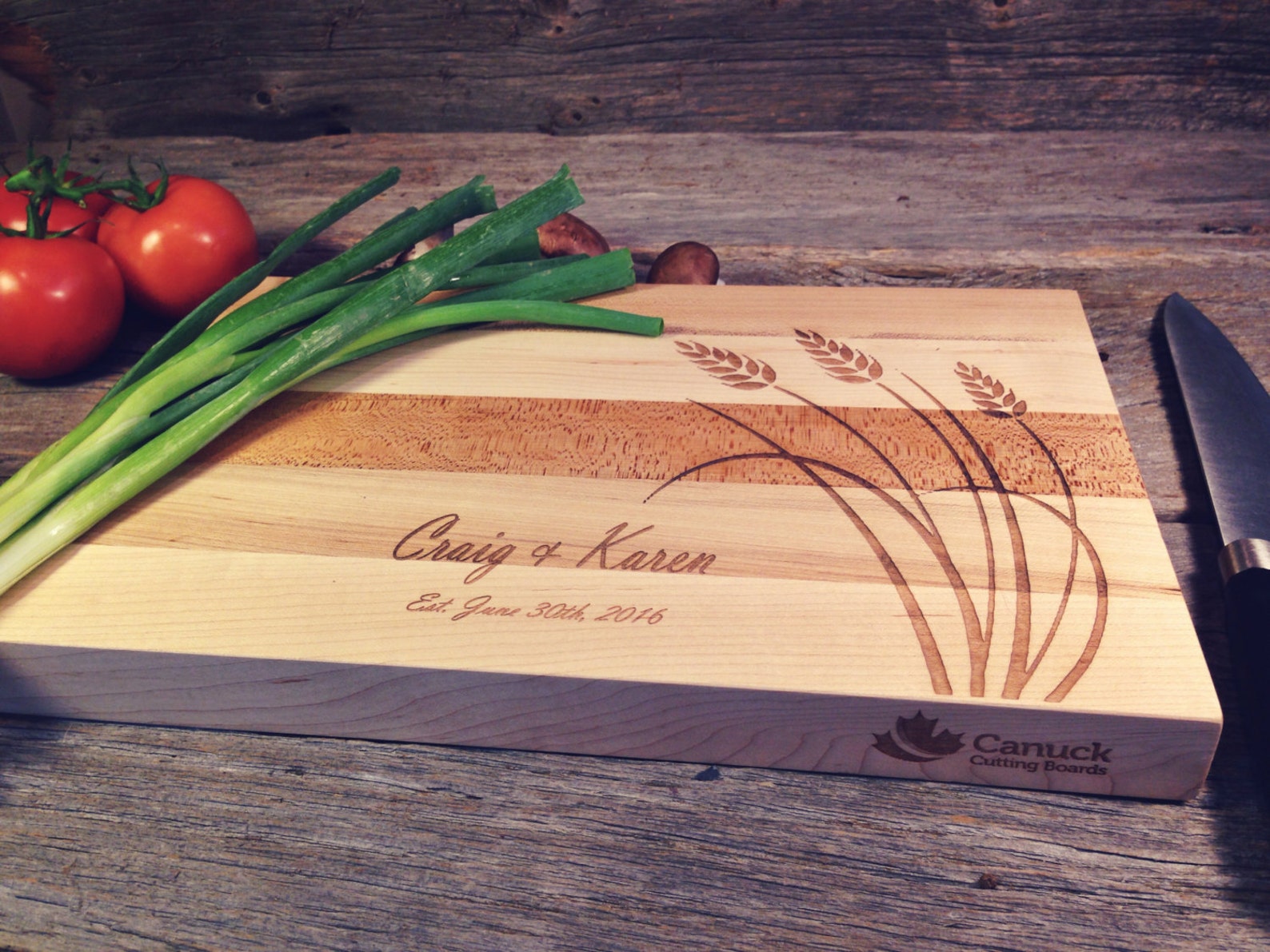 Personalized Maple Canuck Cutting Board Laser Engraved With - Etsy Canada