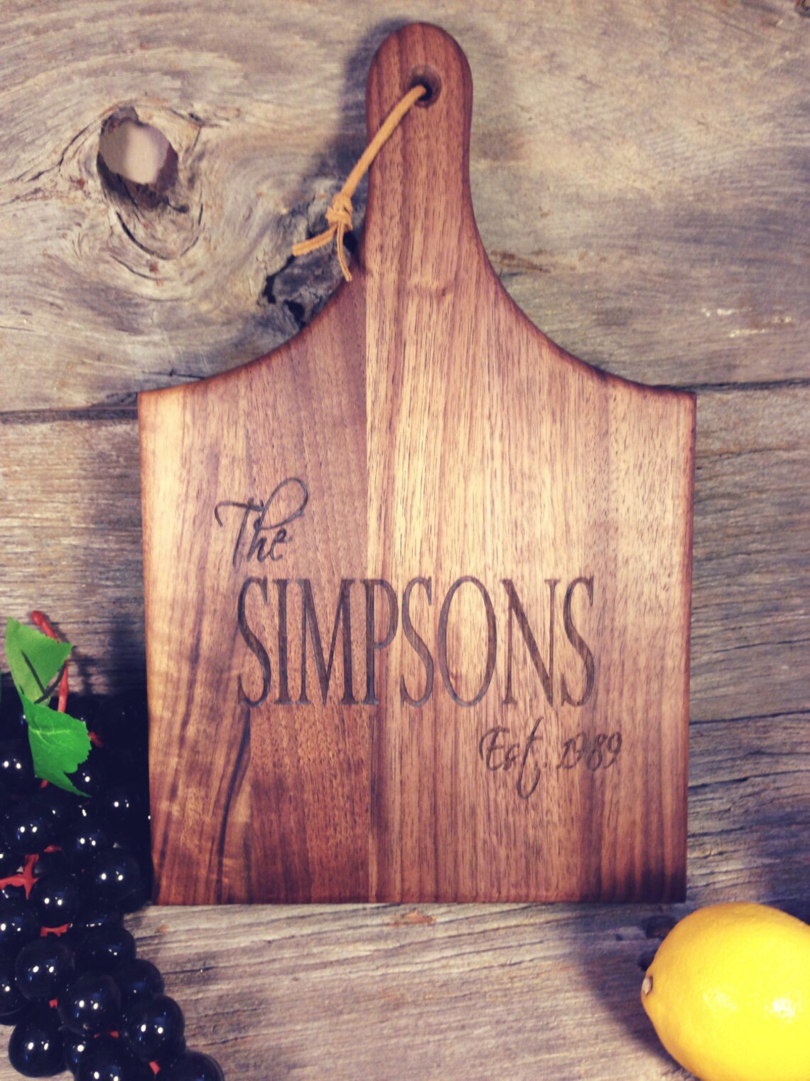 Personalized Walnut or Maple Canuck Cutting Board Serving Board Custom ...