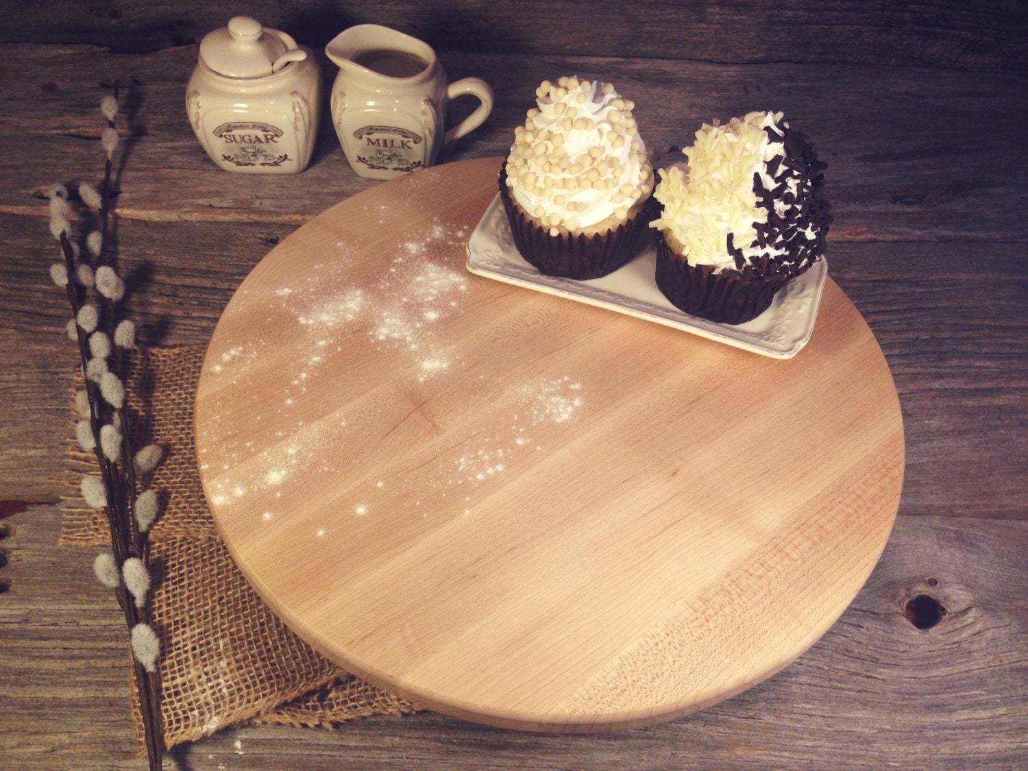 Butcher Block Style Maple Lazy Susan - Etsy Canada