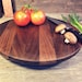 Butcher Block Style Walnut Lazy Susan - Etsy Canada