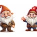 Cute Cartoon Gnome Clip Art - 12 Transparent Pngs With Cute Cartoon ...