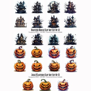 Enchanting Halloween Clip Art Bundle Featuring Witches, Black Cats, and ...