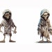 Scary Ghoul Halloween Clipart Pack - 15 Spooky Pngs - Transparent ...