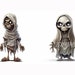 Scary Ghoul Halloween Clipart Pack - 15 Spooky Pngs - Transparent ...