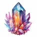 Watercolour Galaxy Crystals Printable - Set of 8 Unique & Enchanting ...