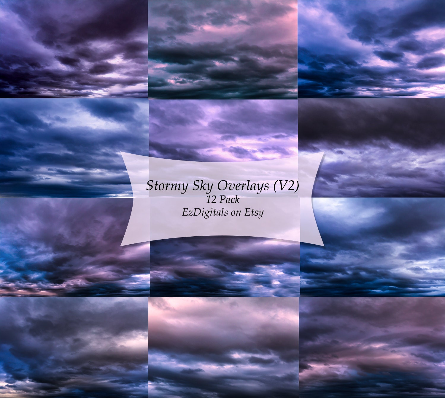 Sky Overlays, Cloud Overlays, Stormy Sky Overlays, Photography Overlays ...