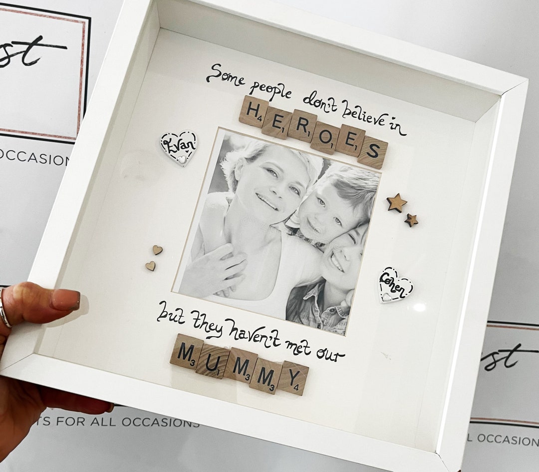 Mummy / Nanny Photo Frame, Superhero Picture Frame, , Mum Hero Frame ...