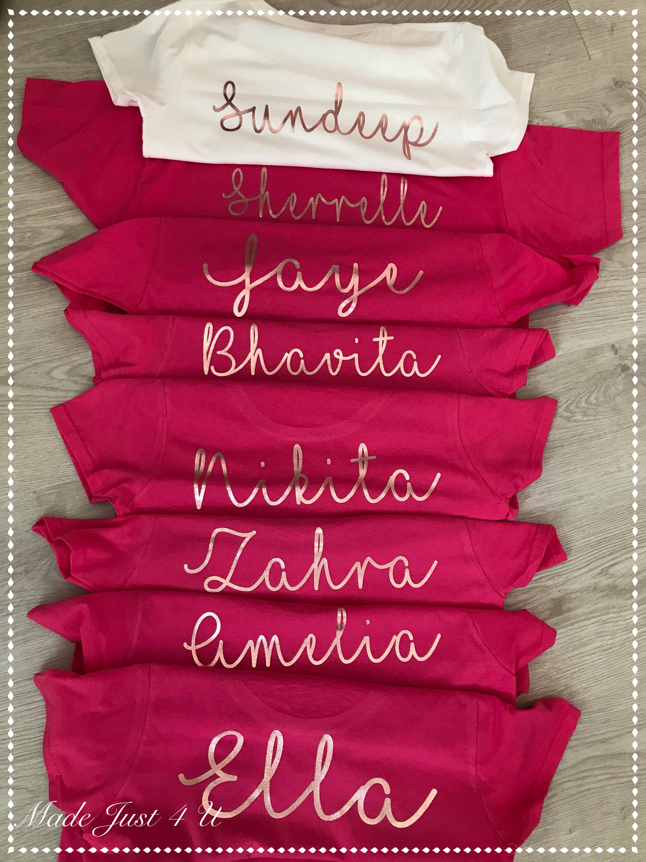 Additional BACK NAMES PRINTS this is for Names on the Back of | Etsy UK