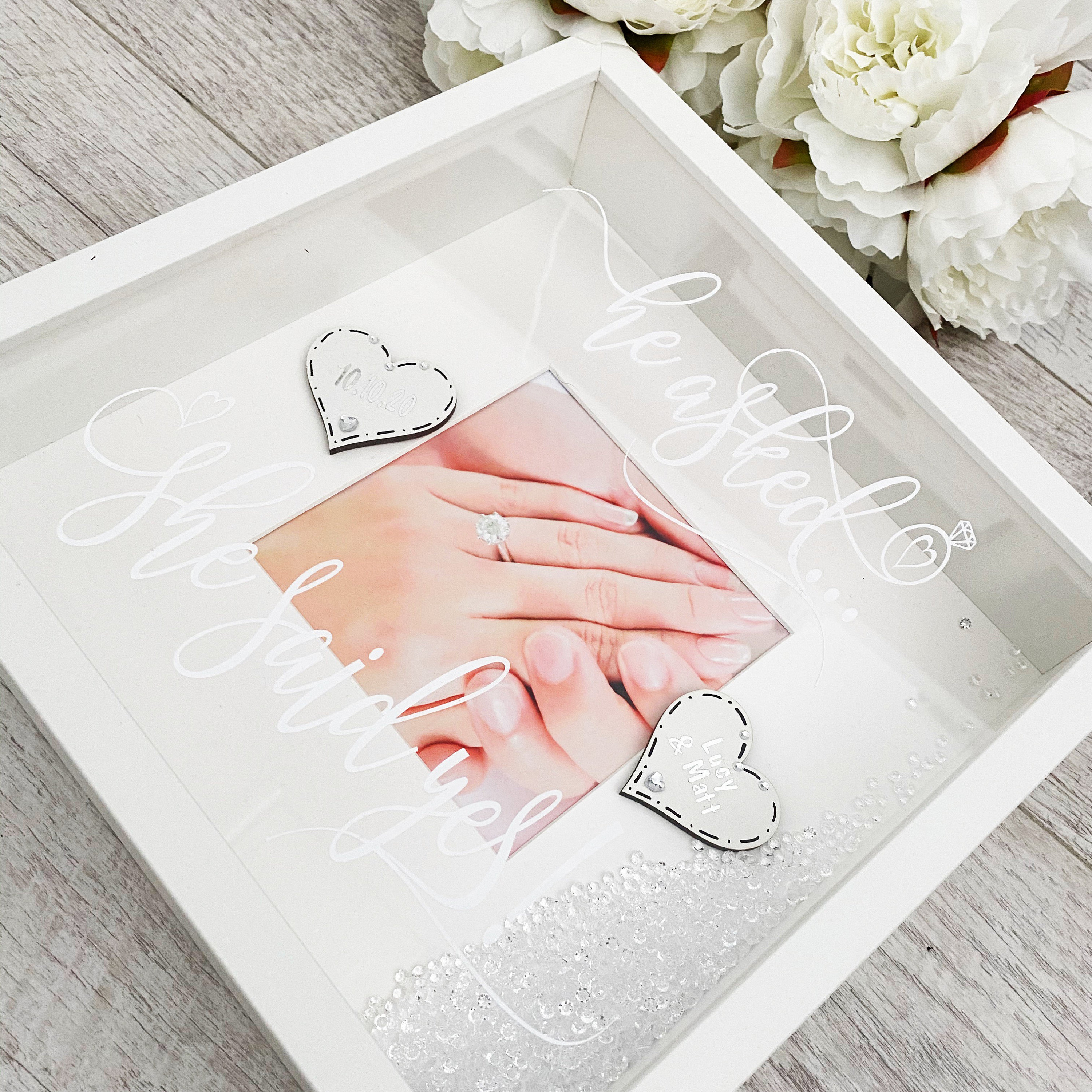 Personalised Happy Engagement Frame Engagement Picture Frame - Etsy.de