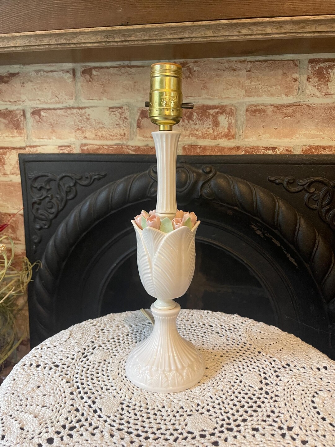 Pink Roses Japan Vintage Porcelain Rosebuds Vintage Table Lamp - Etsy