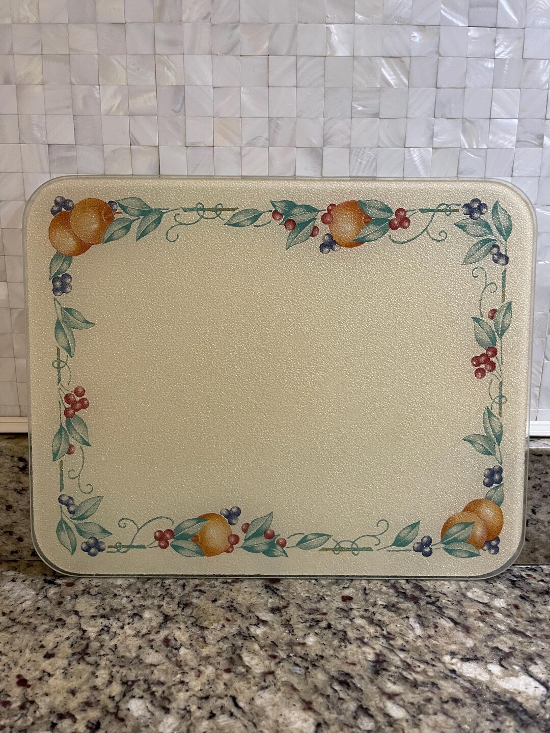 Corelle Abundance Counter Saver Cutting Board 12 X 15 Vintage - Etsy