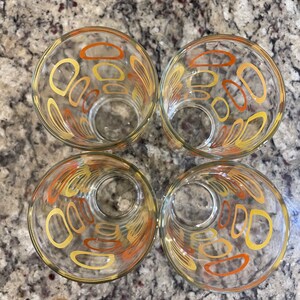Set of 4 Atomic Amoeba Iced Tea Drinking Glasses / MCM - Etsy