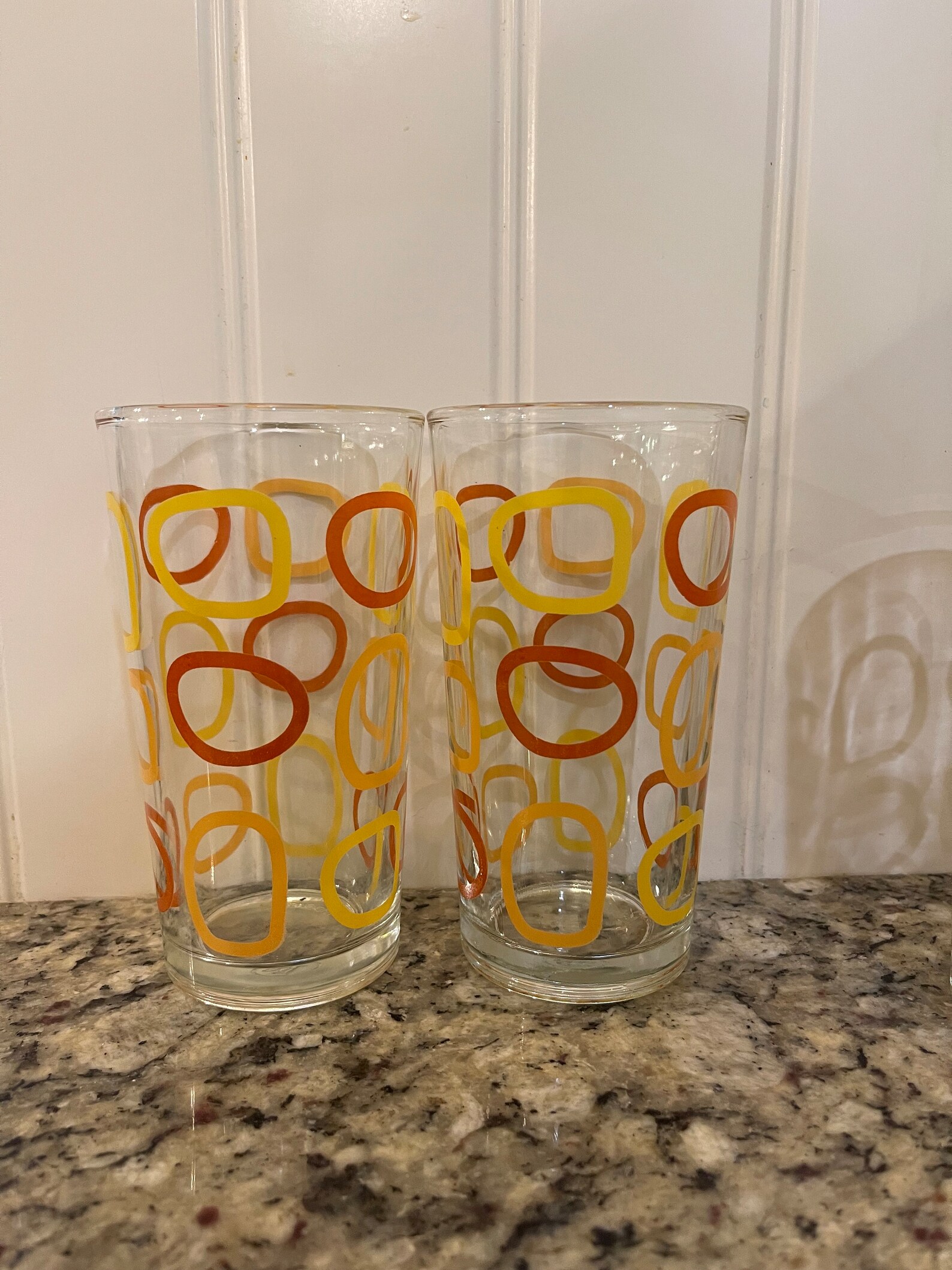 Set of 4 Atomic Amoeba Iced Tea Drinking Glasses / MCM - Etsy