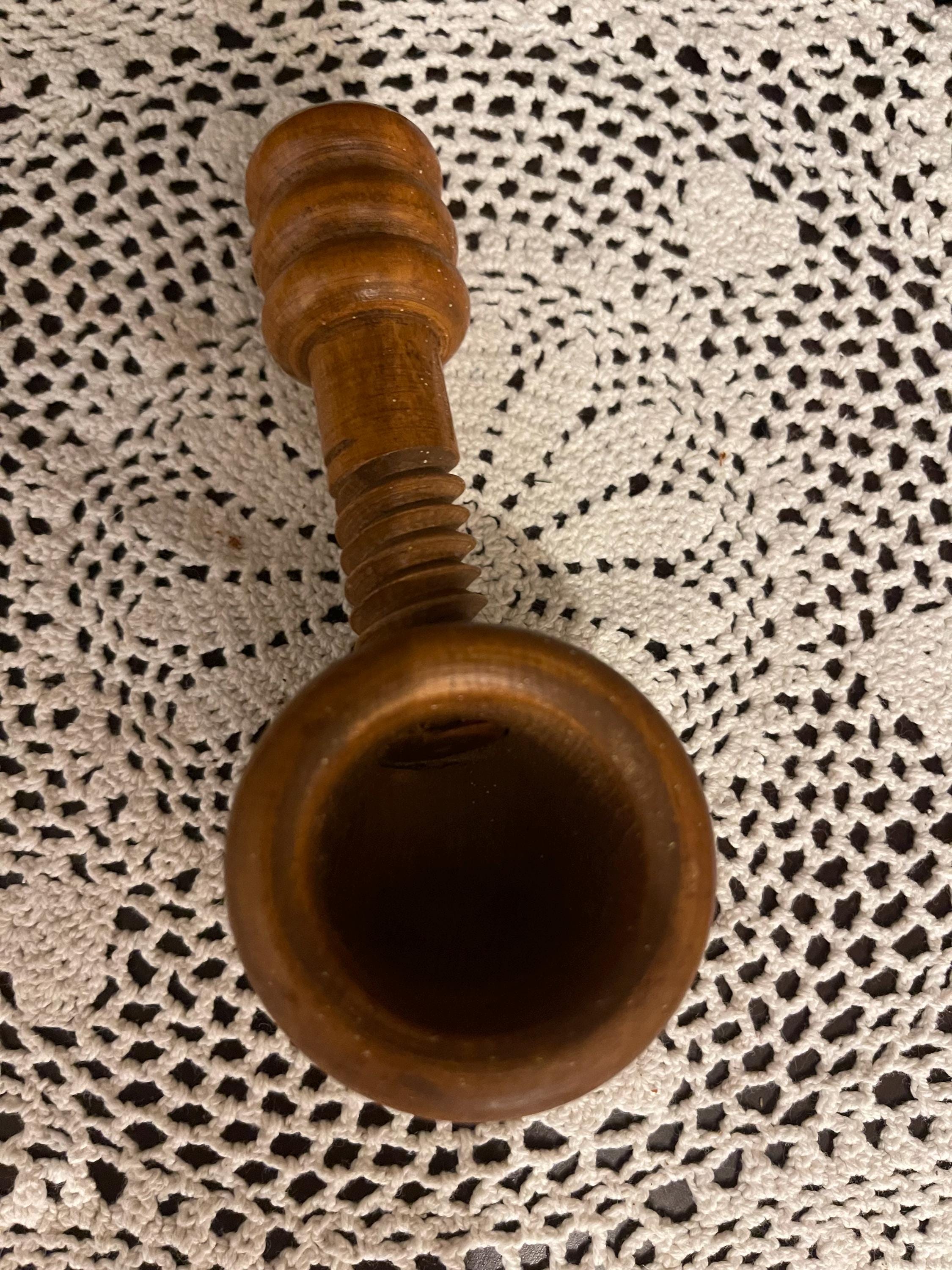 Vintage Wooden French Nutcracker Screw Type Crank Nut Cracker - Etsy