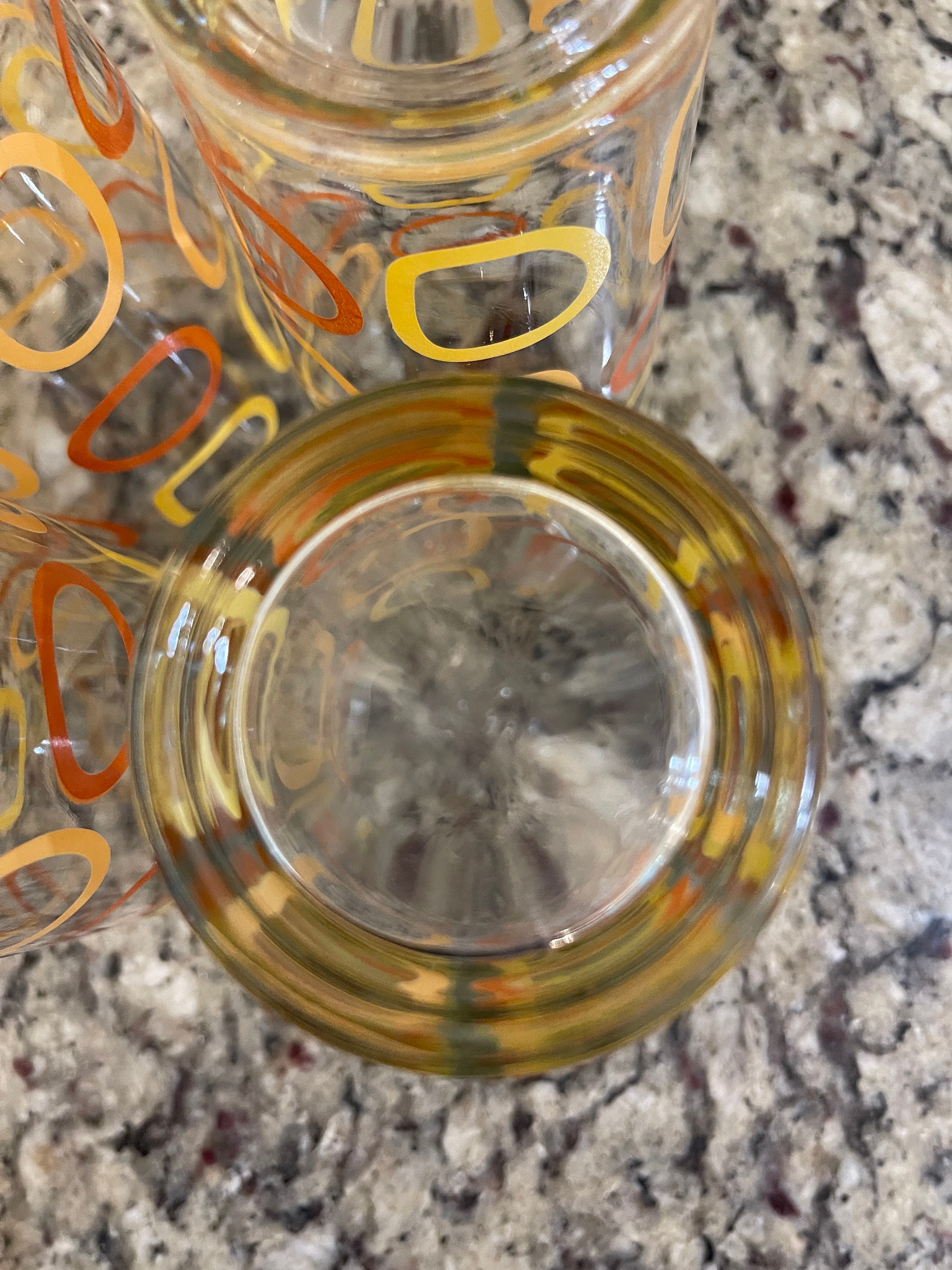 Set of 4 Atomic Amoeba Iced Tea Drinking Glasses / MCM - Etsy