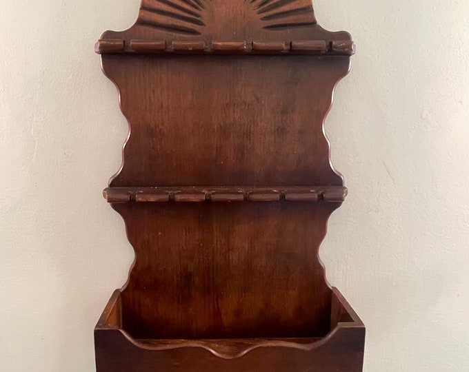 Vintage Spoon Rack Wooden Wall Hanging Spoons Display - Etsy
