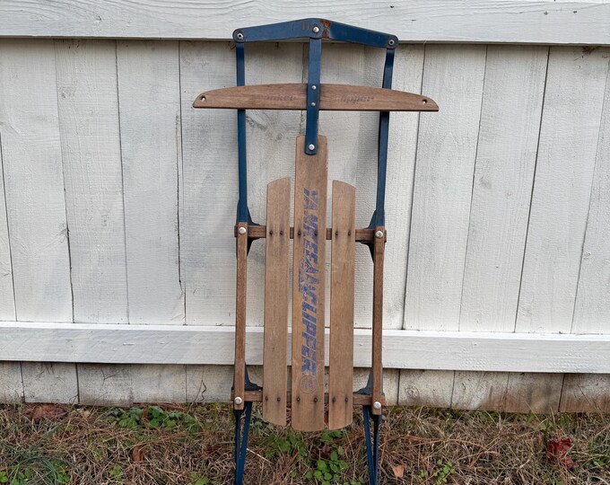 Vintage 1950’s Yankee Clipper Snow Sled Winter Porch Decor - Etsy