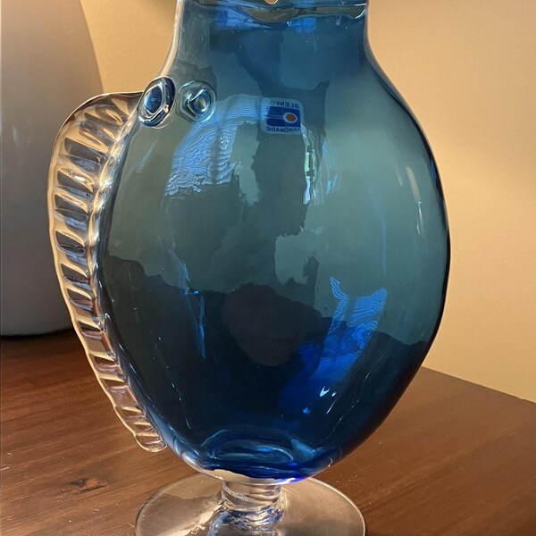 Blue Fish Vase - Etsy