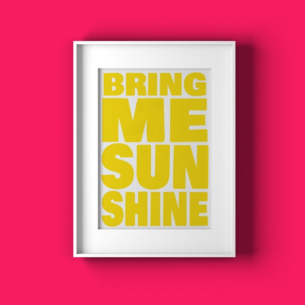 Bring Sunshine - Etsy
