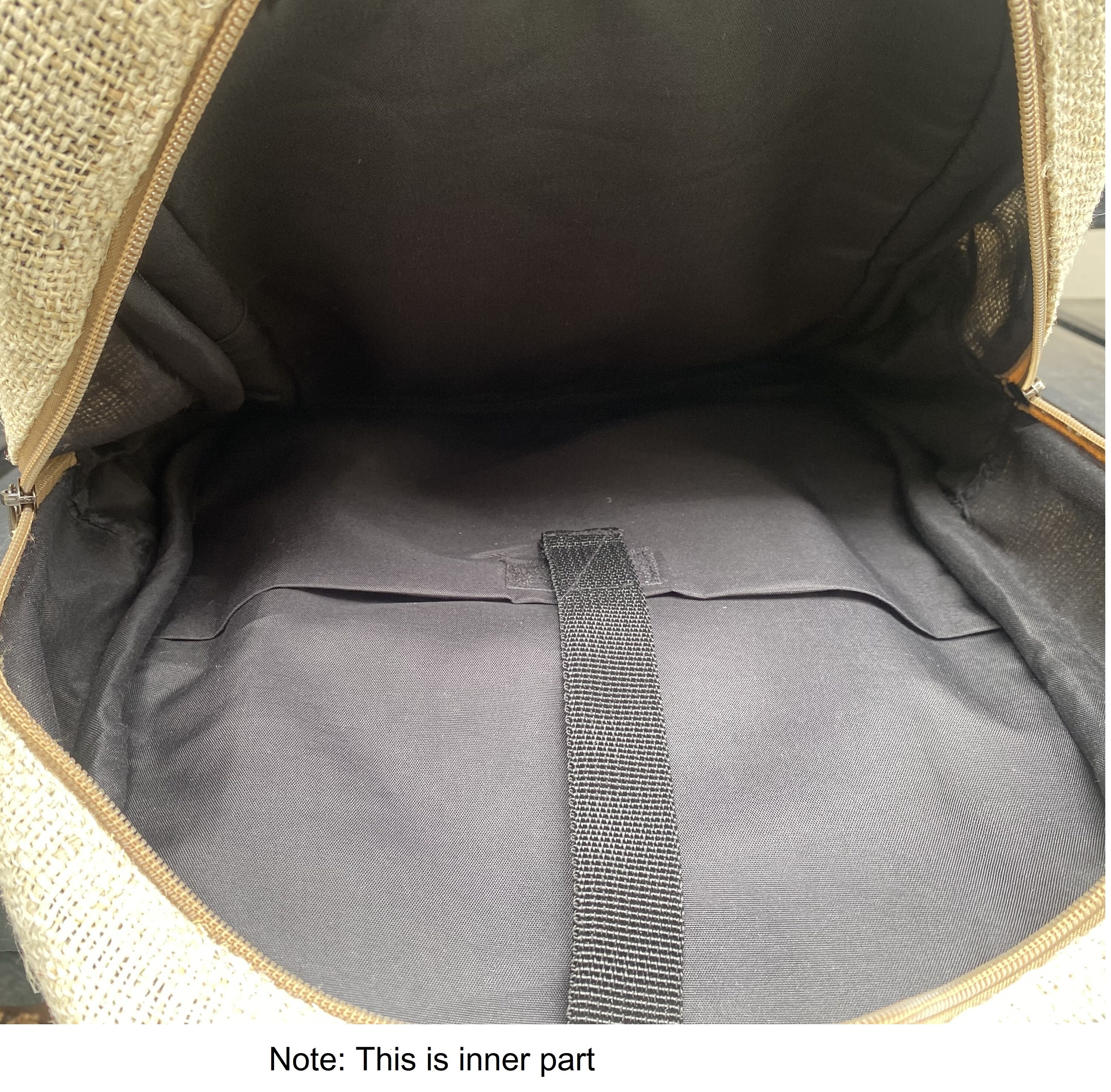 Large Premium Multi Pocket Hamsa Embroidered Hemp Backpack, Hippie ...