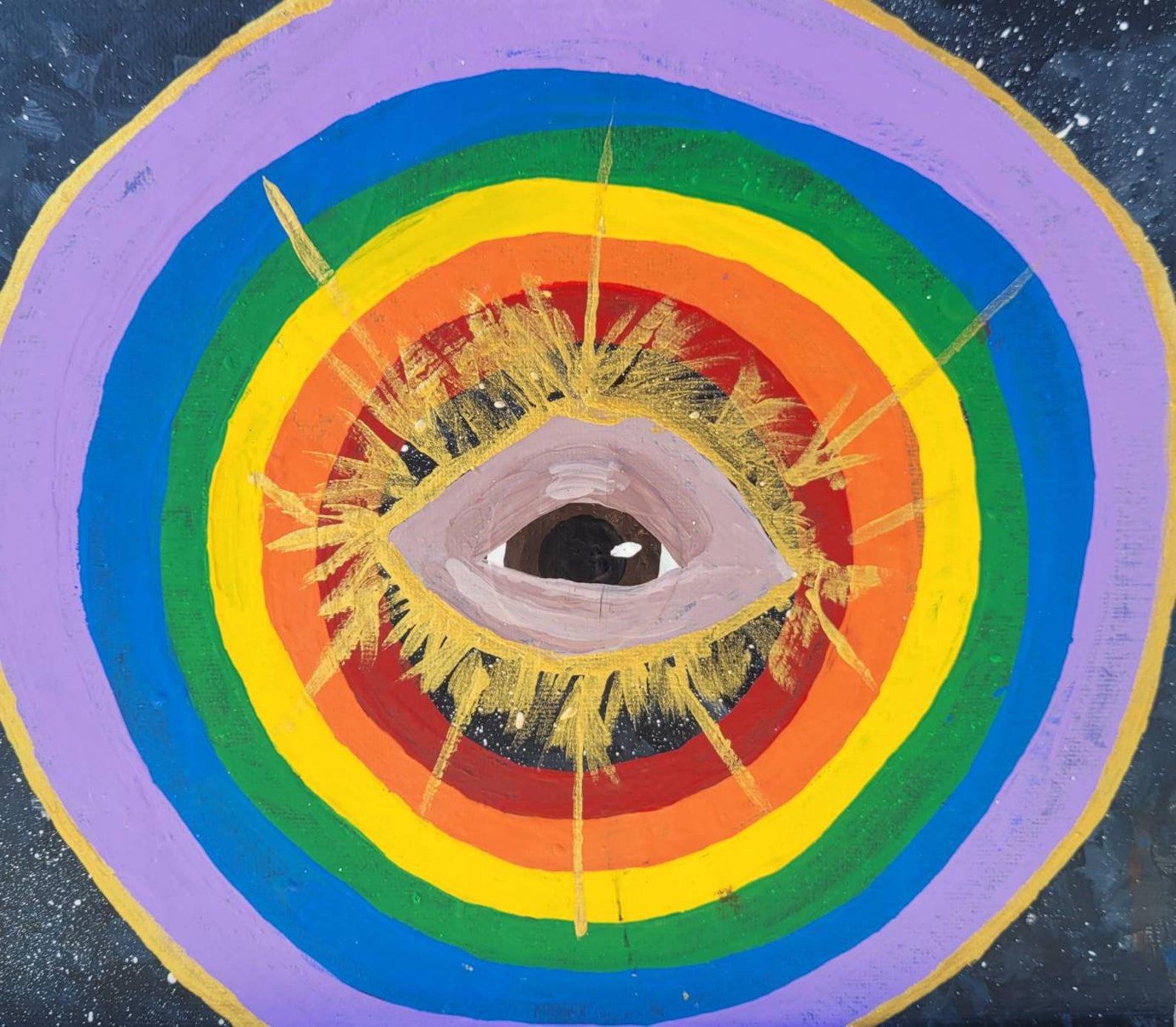 Third Eye Space Rainbow Woke Spiritual Dimension - Etsy